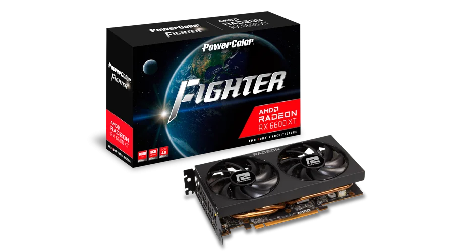 Відеокарта PowerColor AMD Radeon RX 6600 XT Fighter 8Gb GDDR6 (AXRX ...