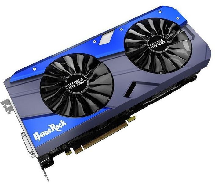 Відеокарта Palit GeForce GTX 1080 Ti GameRock 11GB GDDR5X (NEB108TT15LC ...